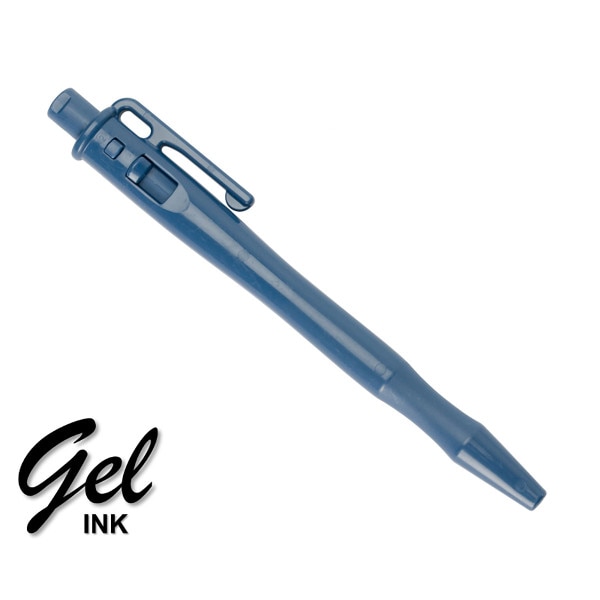 Metal Detectable And X Ray Visible Touchscreen Stylus With Pocket Clip And Lanyard Loop Blue